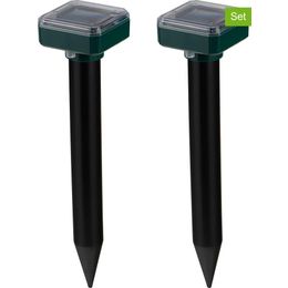 Garden Hero 2er-Set: Solar-W&uuml;hlmausschreck-Stecker in Schwarz - (H)25 cm - 18% | Aussenbeleuchtung