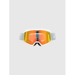 4F Ski-/ Snowboardbrille in Hellblau/ Orange - 14% | Damen-outdoor-ausruestung