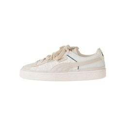 Puma Leder-Sneakers in Creme - 57% | Gr&ouml;&szlig;e 47 | Damen-sneakers