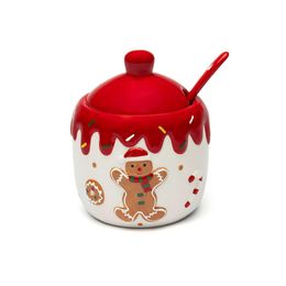 Trendy Kitchen by EXC&Eacute;LSA Zuckerdose "Wonderful Ginger" in Rot/ Hellbraun - (H)11,5 cm - 31% | Aufbewahren-servieren