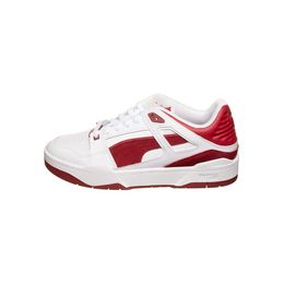 Puma Leder-Sneakers "C-Pma Slipstream" in Wei&szlig;/ Rot - 74% | Gr&ouml;&szlig;e 44,5 | Damen-sneakers