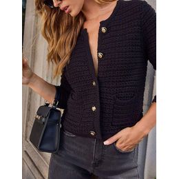 Milan Kiss Cardigan in Schwarz - 60% | Gr&ouml;&szlig;e M | Damen-pullover-cardigans