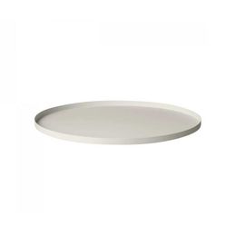 Blomus Tablett Peasy, Beige, Metall, rund, 1.5 cm, Tischkultur & Servieren, Tabletts