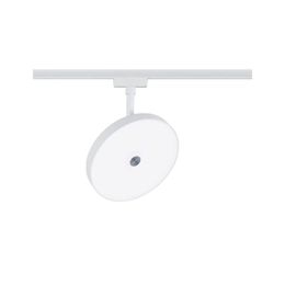 Paulmann Schienensystem-Leuchten &raquo;URail Schienenspot Hildor 850lm 15W 4000K 230V Chrom matt&laquo; LED-Modul 1 Stk. Neutralwei&szlig; 3-Step-Dimmbar wei&szlig; Kunststoff, 
