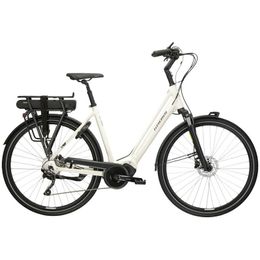 Kross Damen &raquo;E-Citybike Sentio Hybrid 3.0 28 Zoll beige&laquo; 7 Gang Shimano DEORE T6000 Schaltwerk Kettenschaltung Mittelmotor 250 W Pedelec, 