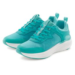 Lascana M&auml;dchen Lascana Sneaker Freizeitschuh, Schn&uuml;rhalbschuh mit herausnehmbarer Innensohle VEGAN blau 40