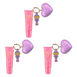 Essence Damen Lipgloss &raquo;Polly Pocket lip glaze&laquo; 3 Styles, Kompaktes Format f&uuml;r unterwegs