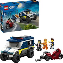 Lego Konstruktionsspielsteine &raquo;Gefangenentransporter (60479), Lego City&laquo; Made in Europe Konstruktionsspielsteine