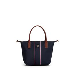 Tommy Hilfiger Damen Tragetasche &raquo;POPETTE MINI TOTE CORP&laquo; Damen Umh&auml;ngetasche, Handtasche, Schultertasche mit farbigen Streifen