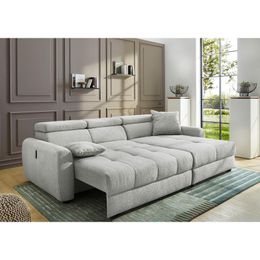 Jockenh&ouml;fer Ecksofa &raquo;Move, L-Form, B: 270cm, mit 60 cm elektr. Sitztiefenverstellung&laquo; 140kg Belastbarkeit je Sitz, verstellbaren Kopfst&uuml;tzen & Zierkissen Korpus: 