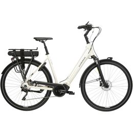 Kross Damen &raquo;E-Citybike Sentio Hybrid 3.0 28 Zoll wei&szlig;&laquo; 7 Gang Shimano DEORE T6000 Schaltwerk Kettenschaltung Mittelmotor 250 W Pedelec, 