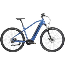 Kross Herren &raquo;E-MTB Hexagon Boost 3.0 29 Zoll blau&laquo; 8 Gang Shimano ACERA M360 Schaltwerk Kettenschaltung Mittelmotor 250 W Pedelec, Elektrofahrrad f&uuml;r