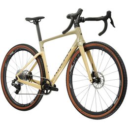 Gravelbike &raquo;KROSS Gravelbike Esker RS 3.0 28" braun&laquo; 12 Gang SRAM RIVAL XPLR AXS Schaltwerk Kettenschaltung mit Carbon-Rahmen und -Gabel braun 