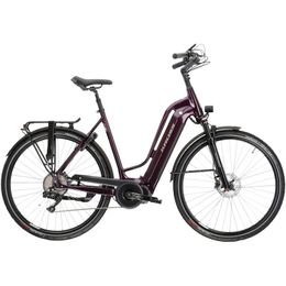 Kross Damen &raquo;E-Trekkingrad Trans Hybrid Prestige 630 28 Zoll lila&laquo; 11 Gang Shimano DEORE XT DI2 M8050 Schaltwerk Kettenschaltung Mittelmotor 250 W 