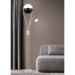 Trio Leuchten LED Stehlampe &raquo;CHRIS, LED Stehleuchte, mit Lesearm, Drehdimmer&laquo; LED-Board 1 Stk. Warmwei&szlig; flexibles Leselicht getrennt schalten + dimmen
