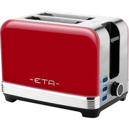 2THETA eta Toaster &raquo;STORIO ETA916690030&laquo; 2 kurze Schlitze 980 W 7 Br&auml;unungsstufen rot Toaster