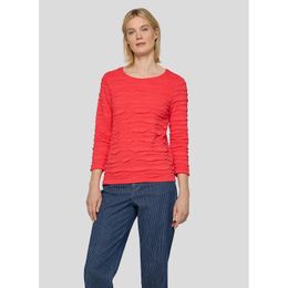 Rabe Damen 3/4-Arm-Shirt mit Struktur Muster 44