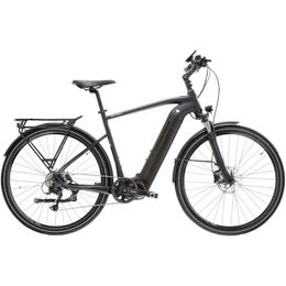 Kross Herren &raquo;E-Trekkingrad Trans Hybrid 4.0 28 Zoll schwarz&laquo; 9 Gang Shimano Acera T3000 Schaltwerk Kettenschaltung Mittelmotor 250 W Pedelec, 