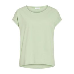 Vila Damen Rundhalsshirt &raquo;VIDREAMERS NEW PURE T-SHIRT/SU-NOOS&laquo; Basic Damen-T-Shirt mit Rundhalsausschnitt und umgeschlagenen &Auml;rmeln M
