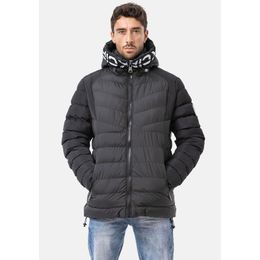 Cipo & Baxx Cipo & Baxx Herren Steppjacke mit Kapuze S