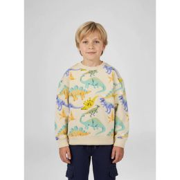 Blue Seven Jungen Sweatshirt, mit tollen Dino-Motiven 104