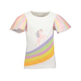 Blue Seven M&auml;dchen T-Shirt mit tollem Einhorn-Motiv 122