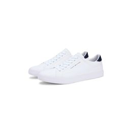 Tommy Hilfiger Herren Sneaker &raquo;VULC CORE LONG LACE&laquo; Freizeitschuh, Halbschuh, Schn&uuml;rschuh mit Kontrastbesatz an der Ferse 43