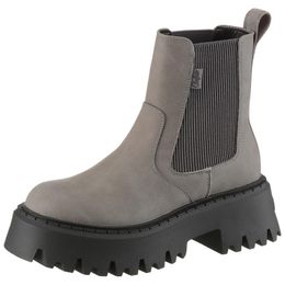 Buffalo Damen Chelseaboots &raquo;Aspen Chelsea&laquo; Plateauboots, Schlupfboots, Stiefelette mit Stretch und Profilsohle 37