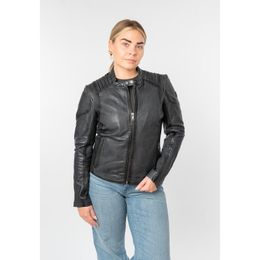 Mauritius Damen Lederjacke &raquo;MWGionna&laquo; mit Bikerkragen XS (34) Trachtenmode