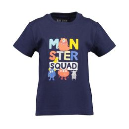 Blue Seven Jungen T-Shirt mit kurzem Arm, mit Druck und unifarben, aus Baumwolle 122