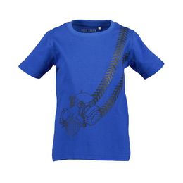 Blue Seven Jungen T-Shirt Basic-Passform, mit Druckapplikation, unifarben oder bedruckt 122