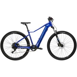 Kross Damen &raquo;KROSS E-MTB Lea Boost 2.0 29 Zoll blau&laquo; 9 Gang microSHIFT ACOLYTE M5180M Schaltwerk Kettenschaltung Heckmotor 250 W Pedelec, 