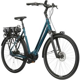 Kross Damen &raquo;E-Citybike Sentio Hybrid 5.0 28 Zoll t&uuml;rkis&laquo; 7 Gang Shimano NEXUS Schaltwerk Nabenschaltung Mittelmotor 250 W Pedelec, Elektrofahrrad f&uuml;r