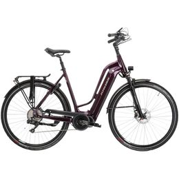 Kross Damen &raquo;E-Trekkingrad Trans Hybrid Prestige 630 28 Zoll lila&laquo; 11 Gang Shimano DEORE XT DI2 M8050 Schaltwerk Kettenschaltung Mittelmotor 250 W 