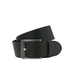 Jack & Jones Jack & Jones Herren Lederg&uuml;rtel &raquo;JACBRAGA LEATHER BELT SN&laquo; mit silberner Schlie&szlig;e