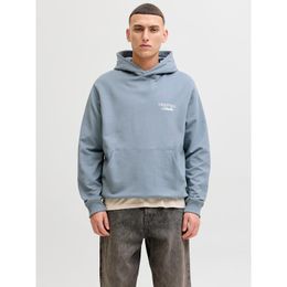 Jack & Jones Jack & Jones Herren Kapuzensweatshirt &raquo;JORNORREBRO TYPO BACK SWEAT HOOD SN&laquo;, mit Print M
