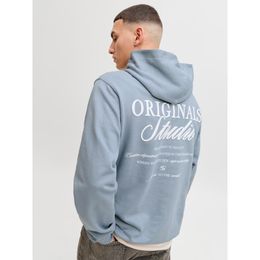 Jack & Jones Jack & Jones Herren Kapuzensweatshirt &raquo;JORNORREBRO TYPO BACK SWEAT HOOD SN&laquo;, mit Print M