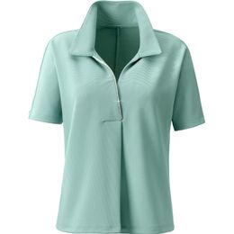 CR&Eacute;ATION L Damen Poloshirt mit Fledermaus-&Auml;rmeln kalkmint Gr&ouml;&szlig;e 36