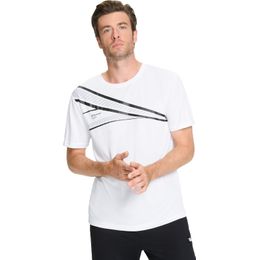 Herren Funktionsshirt mit atmungsaktiver Wabenstruktur wei&szlig;, Gr&ouml;&szlig;e 48/50