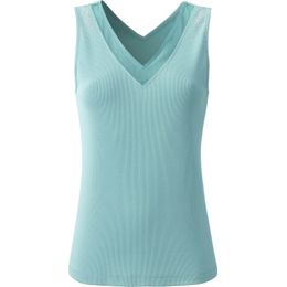 CR&Eacute;ATION L Damen Shirttop mit breiten Tr&auml;gern mint Gr&ouml;&szlig;e 36
