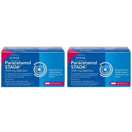 Paracetamol STADA 1000 mg Z&auml;pfchen Set (2x 10St) 2 St
