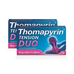 Thomapyrin Tension Duo 400 mg/100 mg Tabletten Doppelpackung (2x18 St) 2 St