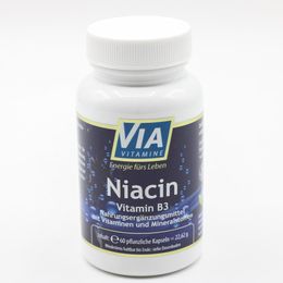 Viavitamine Niacin Vitamin B3 Kapseln 60 St