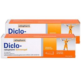 DICLO-ratiopharm Schmerzgel Doppelpackung (2x 150g) 2 St