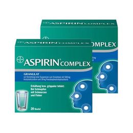 BAYER ASPIRIN Complex Granulat Doppelpackung (2x 20St) 40 St