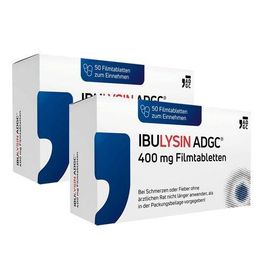 Ibulysin Adgc 400 mg Filmtabletten Doppelpackung (2x 50St) 2 St