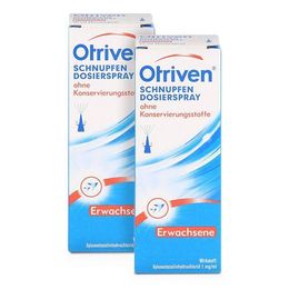 Otriven 0,1% Dosierspray ohne Konserv.Stoffe Doppelpackung (2x10 ml) 2 St