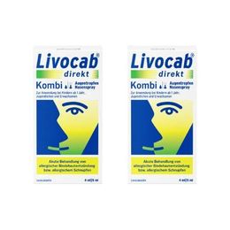 Livocab direkt Nasenspray/Augentropfen Kombi Doppelpackung (2x 1P) 2 P