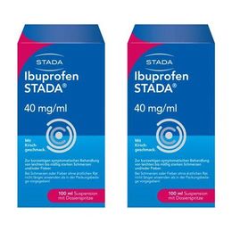 Ibuprofen STADA 40 mg/ml Suspension zum Einnehmen Set (2x 100ml) 2 St