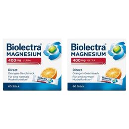 HERMES Arzneimittel Biolectra Magnesium 400 mg ultra Direct Orange Set (2x60St) 120 St